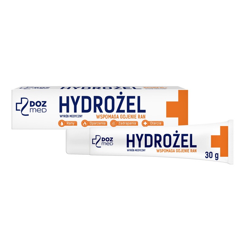 DOZ Med Hydrożel, żel wspomagający leczenie ran, 30 g