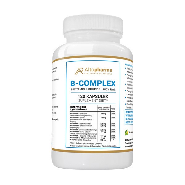 B Complex 200% RWS, kapsułki, 120 szt. - Portal DOZ.pl