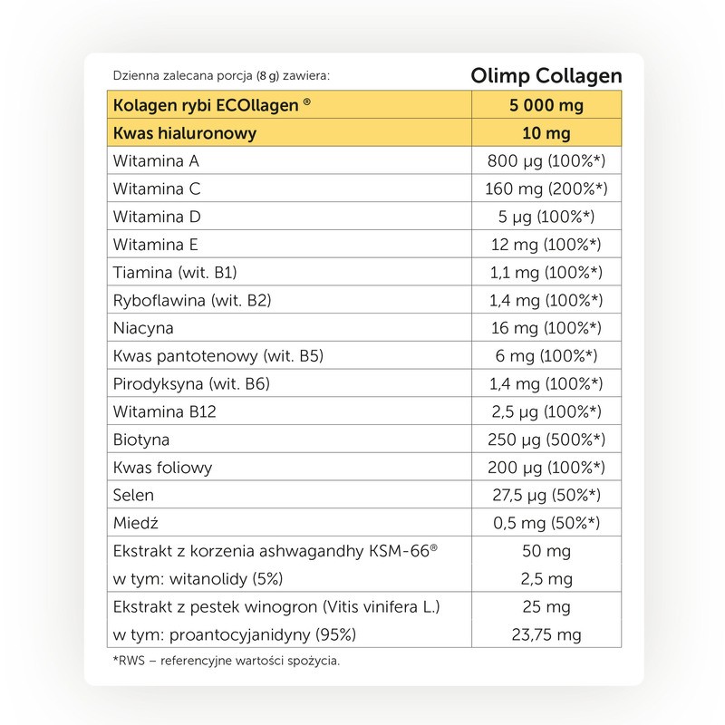 Olimp Labs Collagen, proszek, smak ananasowy, 240 g
