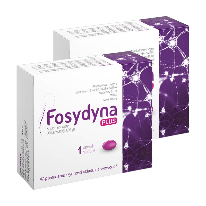 Zestaw 2x Fosydyna Plus, kapsułki, 30 szt.