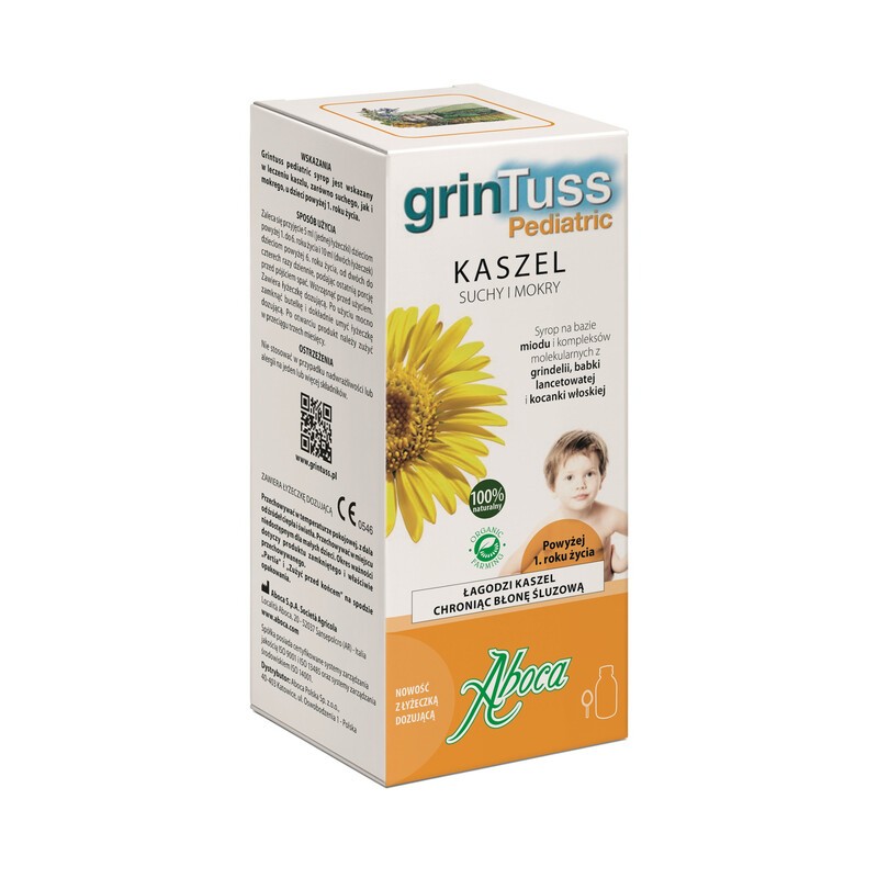 GrinTuss Pediatric, syrop dla dzieci, 210 g