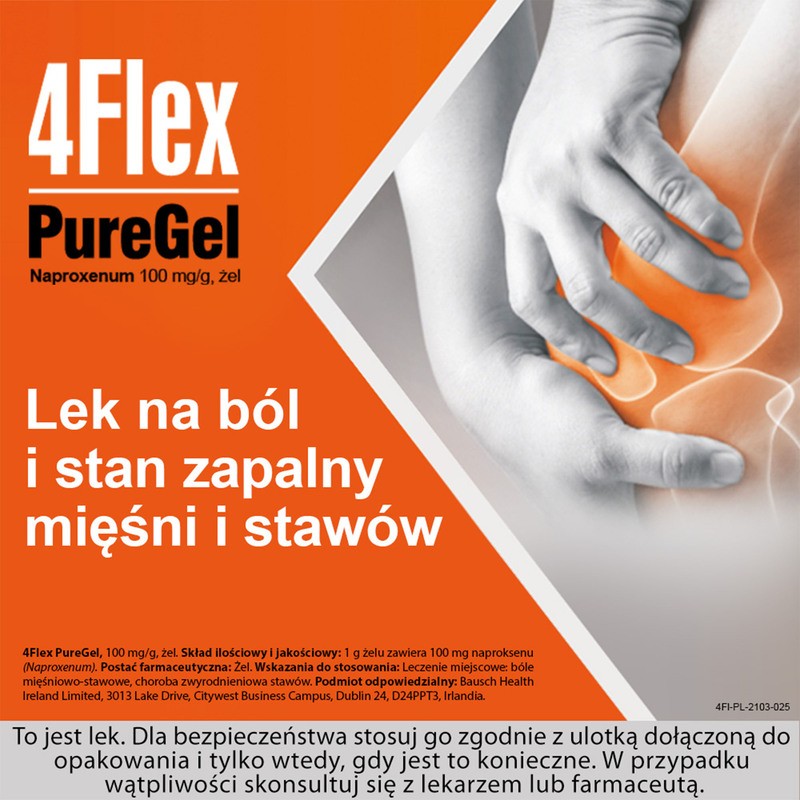 4Flex PureGel, 100 mg/g, żel, 100 g