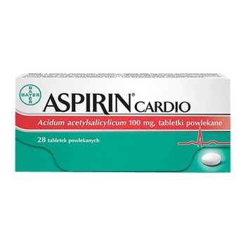 Aspirin Cardio, 100 mg, tabletki powlekane, 28 szt. - Portal DOZ.pl