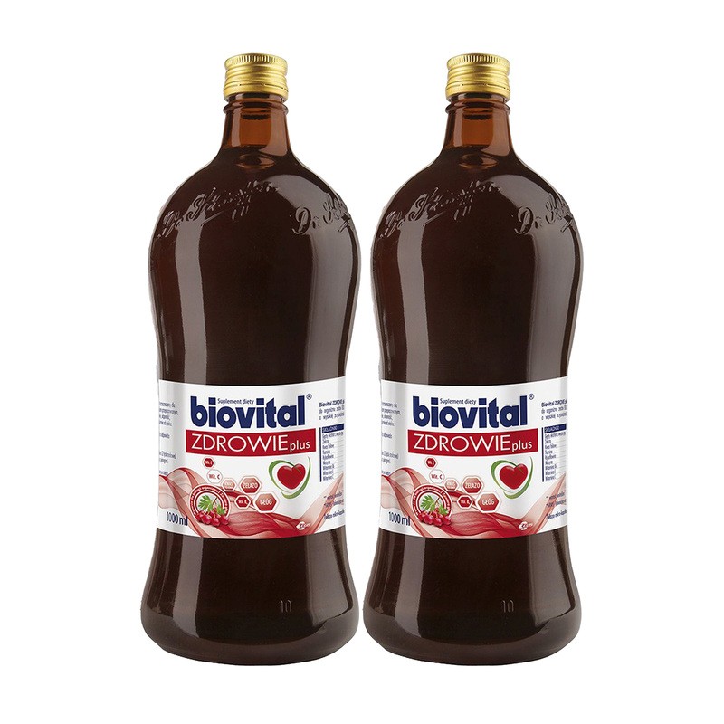 Zestaw 2x Biovital Zdrowie Plus, płyn 1000 ml