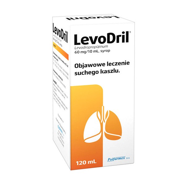 LevoDril, 60 mg/10 ml, syrop, 120 ml