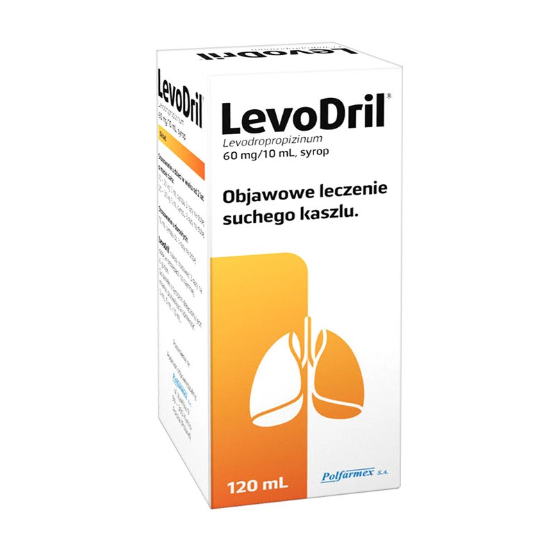 LevoDril, 60 mg/10 ml, syrop, 120 ml