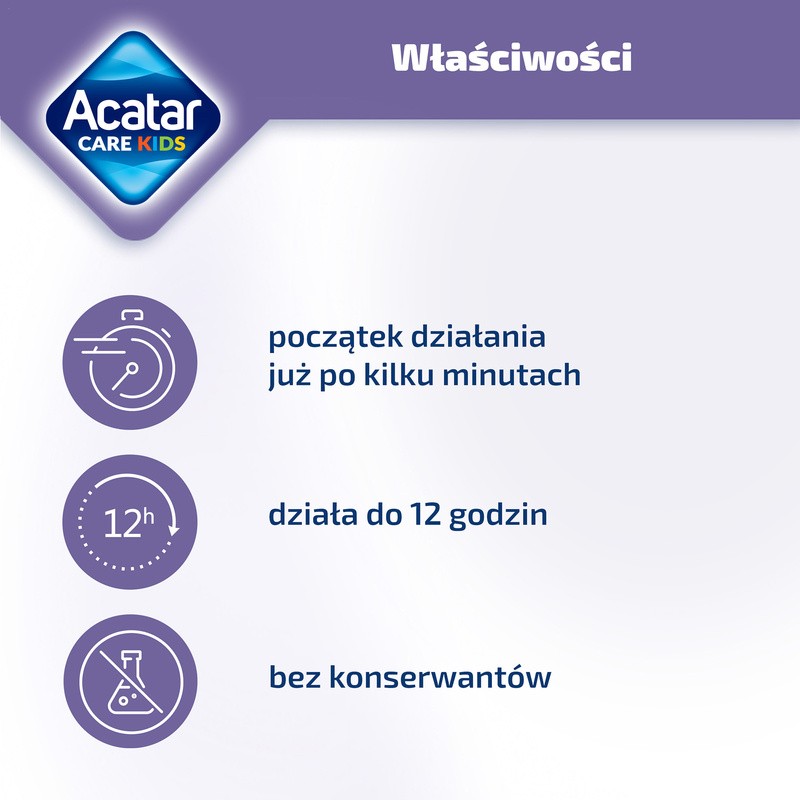 Acatar Care Kids, 0,25 mg/ml, aerozol do nosa, 15 ml