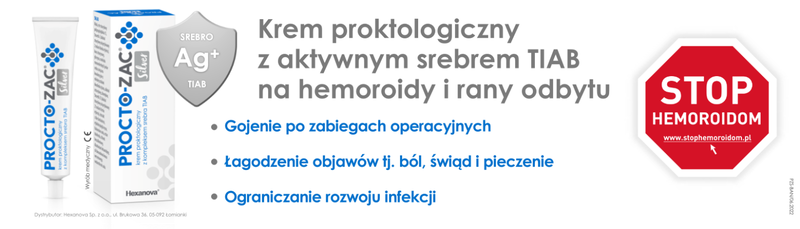 Procto-Zac Silver, krem proktologiczny z komplekem srebra, 25 ml