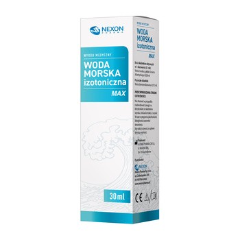 Nexon Pharma, woda morska izotoniczna MAX, spray do nosa, 30 ml