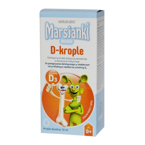 Marsjanki Mini D, krople, 10 ml