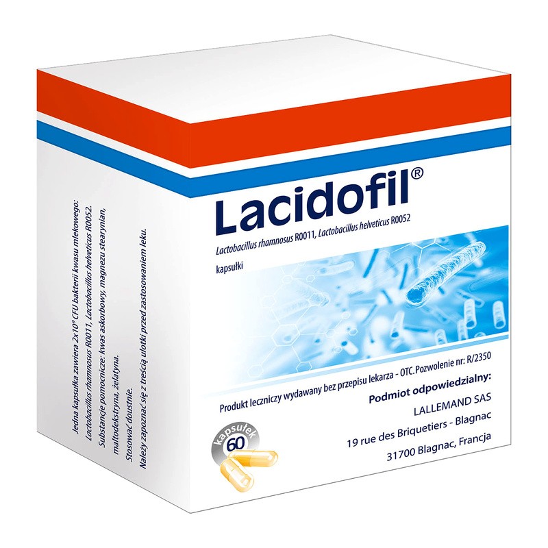 Lacidofil, kapsułki, 60 szt.