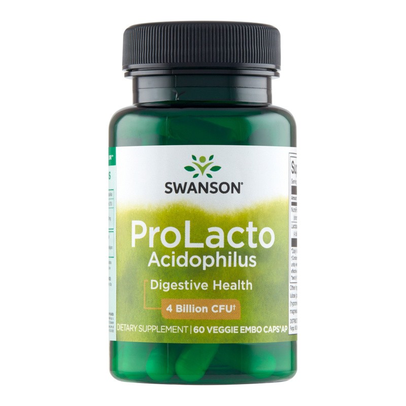 Swanson Prolacto Acidophilus, kapsułki, 60 szt.