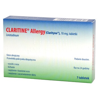 Claritine Allergy, 10 mg, tabletki, 7 szt. (import równoległy, Forfarm)