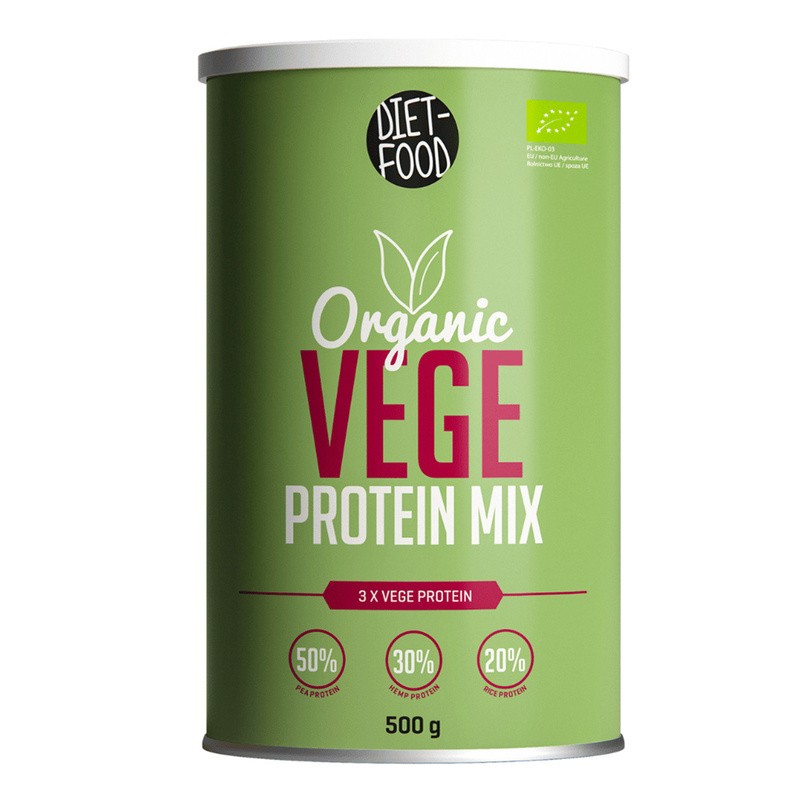 Diet-Food, Bio Vege Protein Mix, białko, 500 g