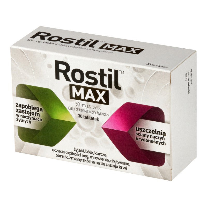 Rostil max, 500 mg, tabletki, 30 szt.