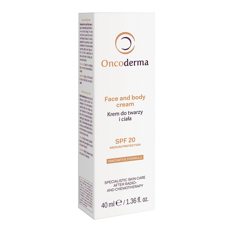 Oncoderma, krem do twarzy i ciała, 40 ml