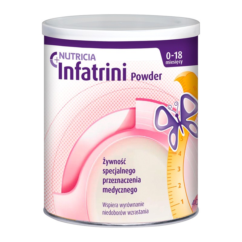 Infatrini Powder, preparat odżywczy dla niemowląt, proszek, 400 g