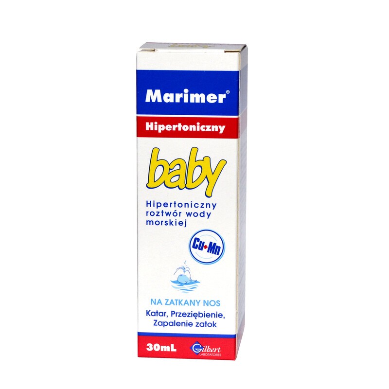 Marimer hipertoniczny baby, roztwór wody morskiej, 30 ml