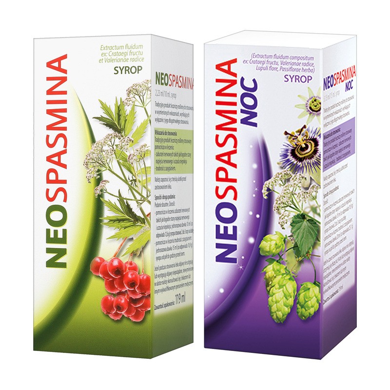 Zestaw Neospasmina Dzień + Noc, syrop 2 x 119 ml