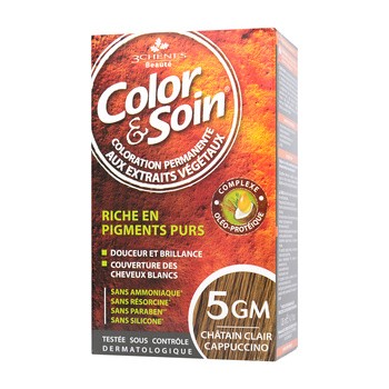 Color&Soin, farba do włosów, odcień brąz cappucino (5GM), 135 ml ...