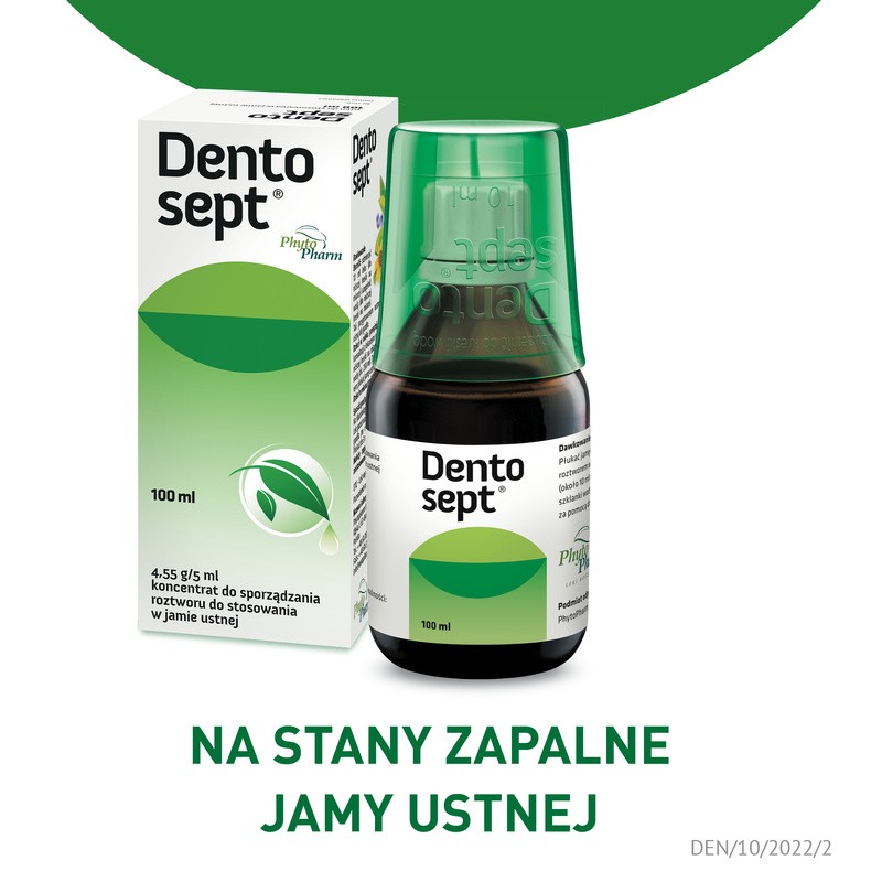 Dentosept, płyn do stosowania w jamie ustnej, 100 ml