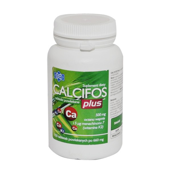 Calcifos Plus, tabletki powlekane, 150 szt.