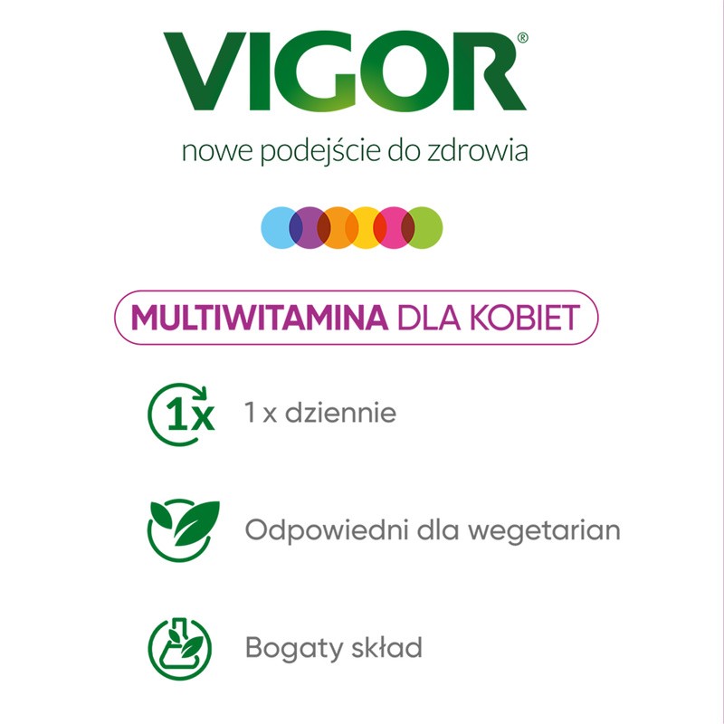 Vigor multiwitamina ONA 50+ zestaw witamin i minerałów z ashwagandhą i ...