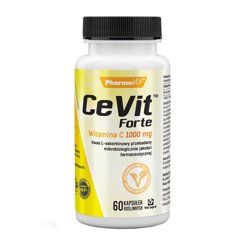Pharmovit CeVit Forte Witamina C 1000 mg, kapsułki, 60 szt.