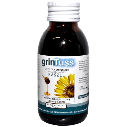 GrinTuss, syrop dla dorosłych, 128 g (100 ml)