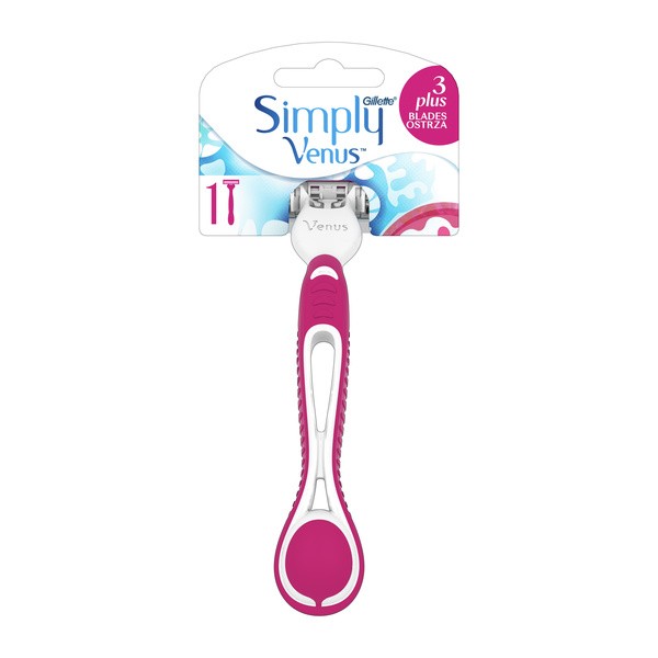 Gillette Simply Venus 3, maszynka jednorazowa do golenia, 1 szt.