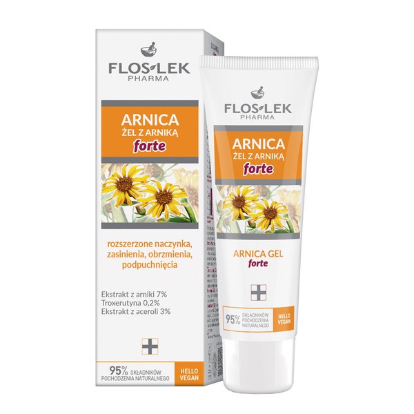Flos-Lek Pharma Arnica, żel z arniką forte, 50 ml