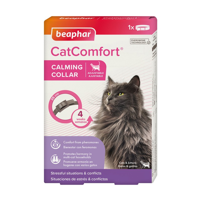 Beaphar Catcomfort Calming Collar, obroża z feromonami dla kotów, 35 cm ...